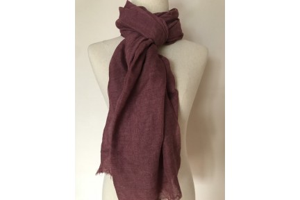 Echarpe foulard en lin homme femme