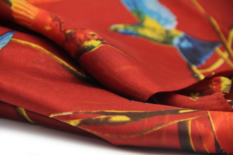 Foulard écharpe rouge